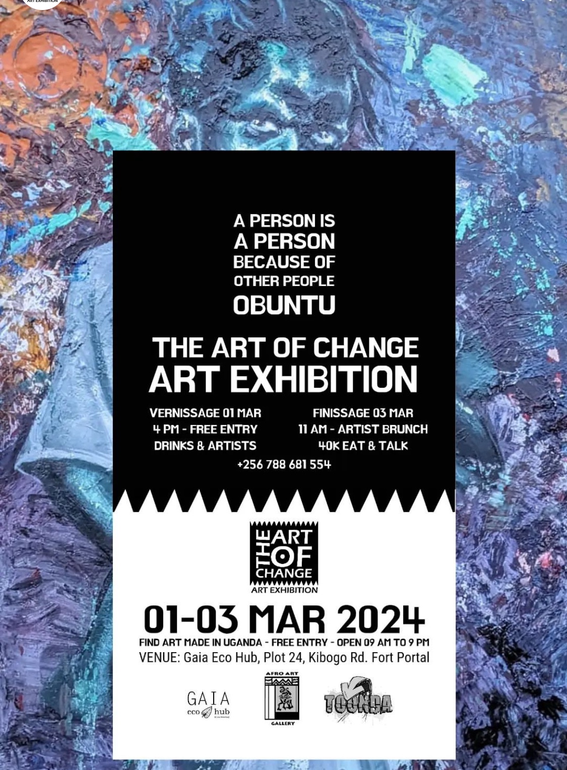 Ubuntu Art of Change Exhibition – Toonda
